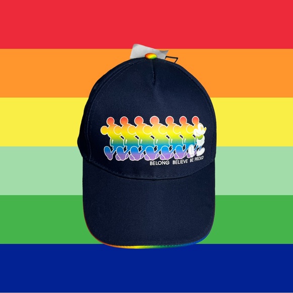 Disney | Accessories | New Disney Mickey Pride Lgbtq Snapback Cap Hat ...